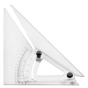 Computing Trig-Scale Adjustable Triangle w/inking Edge 8 Inch - Du-All ...