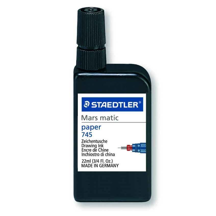 Staedtler Mars Matic Technical Pen Ink 22ml Black - Du-All Art ...